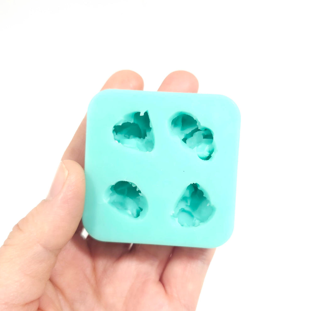 Popcorn silicone mold, 4 cavities realistic and intricate mold, popcor ...